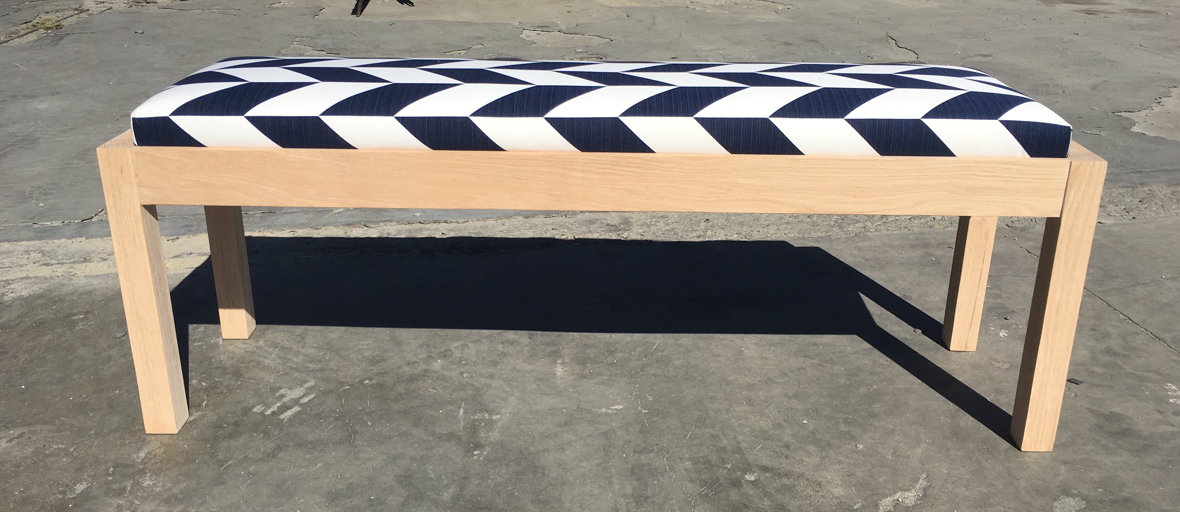 Solid White Oak Bench | Maker Marketplace