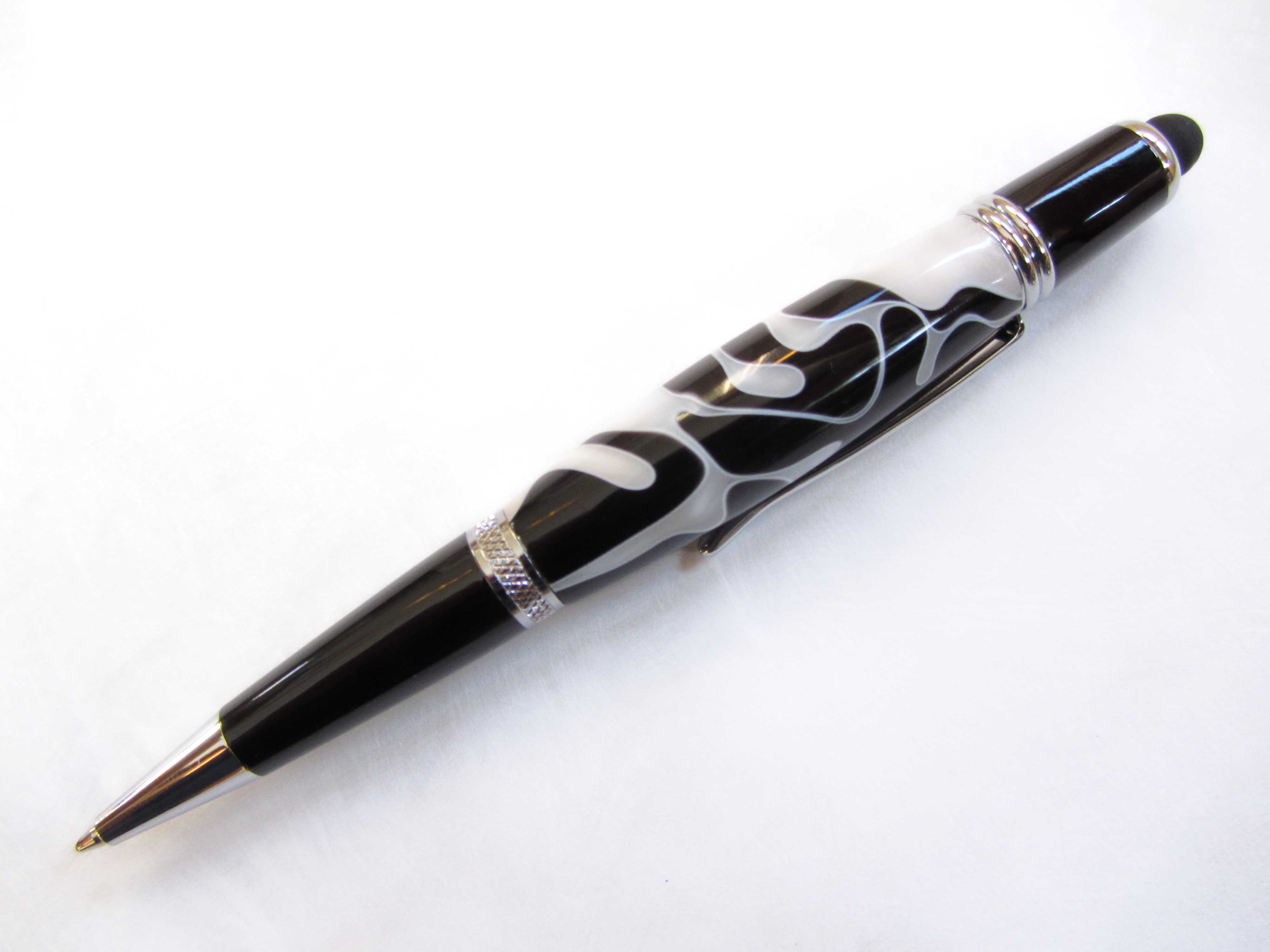 Acrylic Writing Pen_Wall Street Ll Style_Chrome Twist Pen_Touch Screen ...