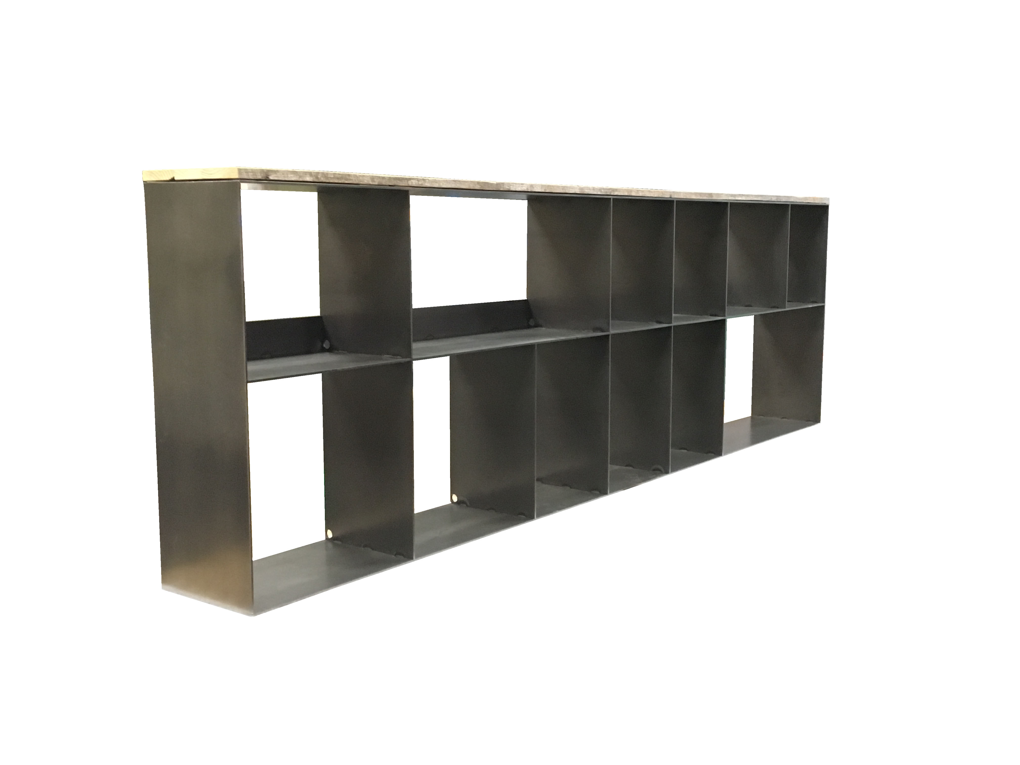 Industrial Style Steel Bookcase | Maker Marketplace