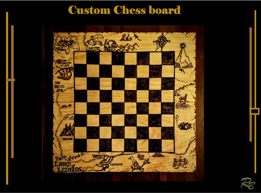 Custom, Chessboards, Chess Board, Personalized, Any Design | Maker Marketplace