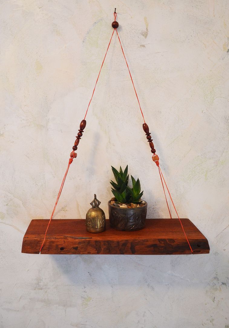 Rustic Wood Hanging Shelf | Maker Marketplace