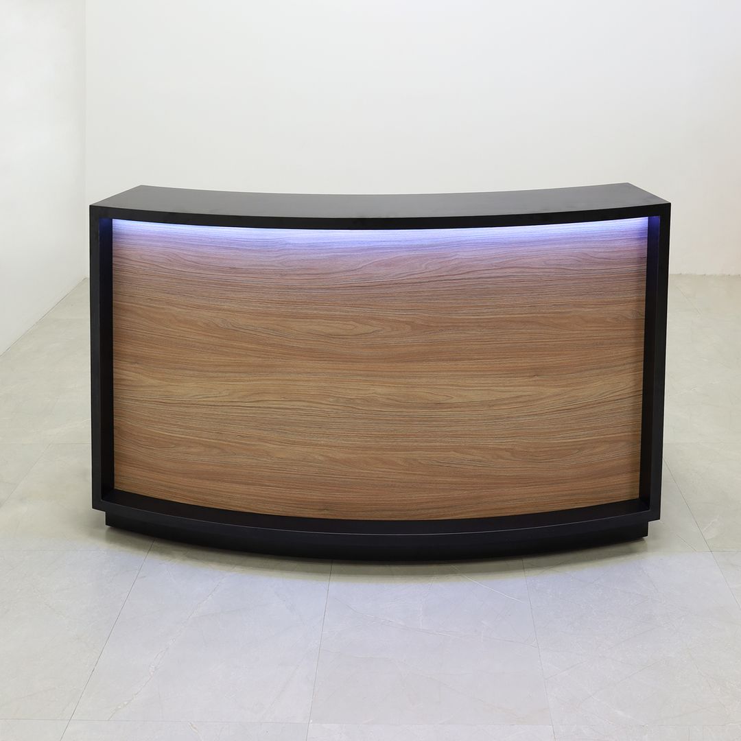 Modern Curved Custom Reception Desk - Seattle X2 Desk | Maker Marketplace