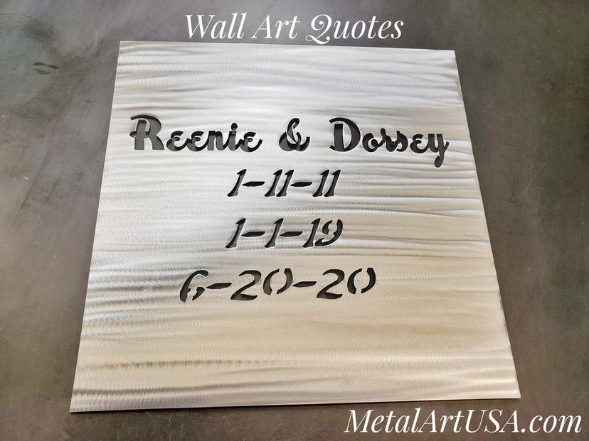 Custom Cut Metal Signs | Maker Marketplace