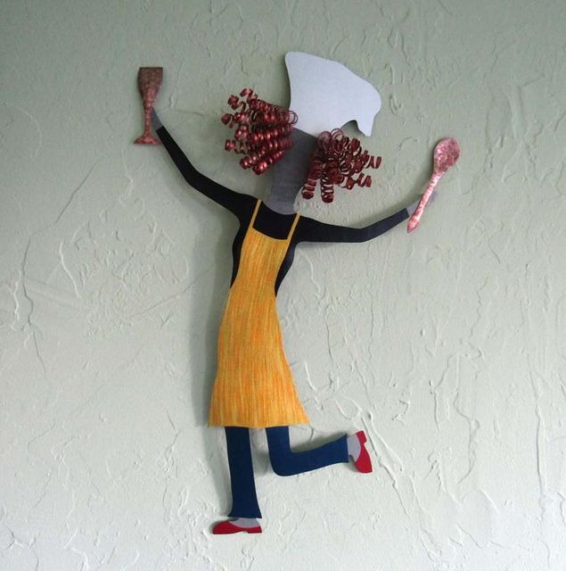Metal kitchen wall decor store