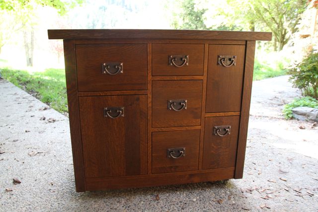 Stickley Inspired Mobile Kitchen Island Maker Marketplace