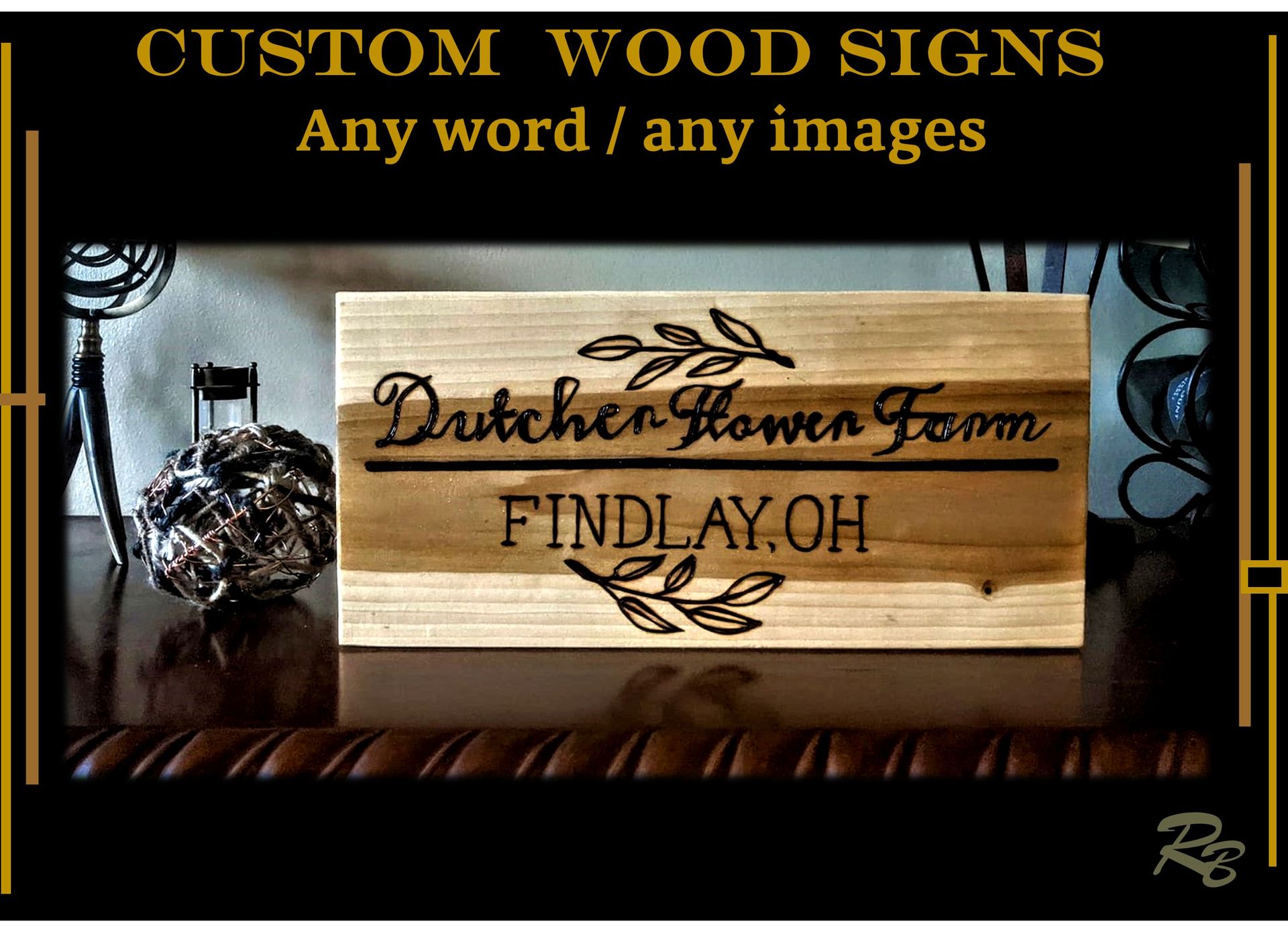 Farm Sign, Name Sign, Custom, Signs, Wood Sign | Maker Marketplace